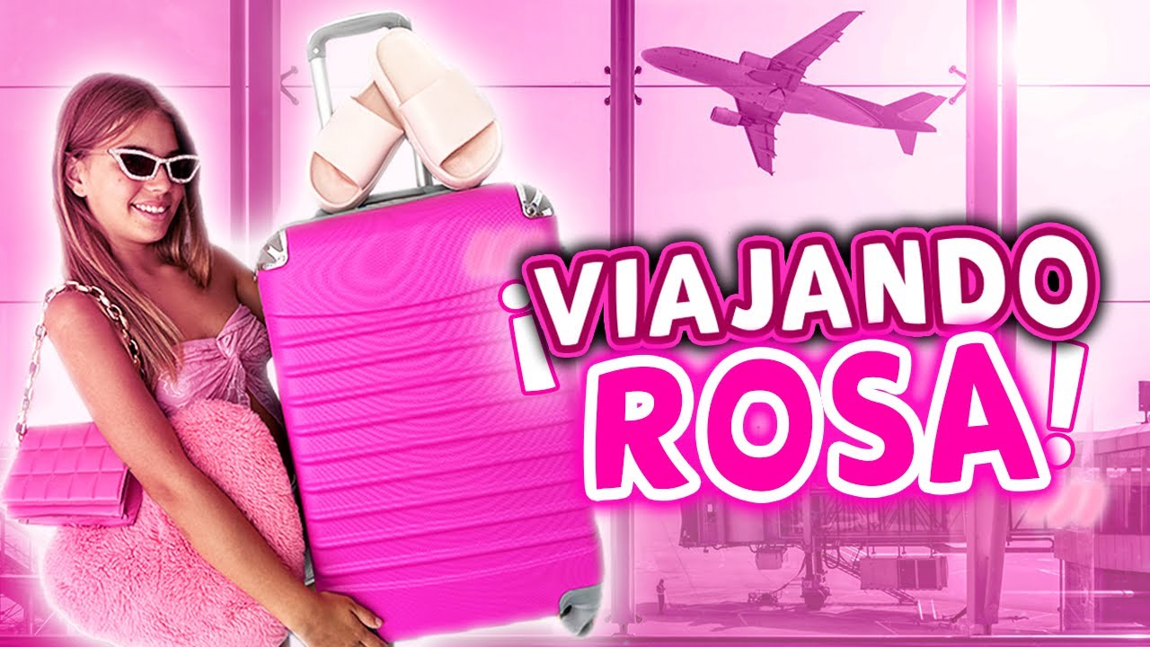 VIAJANDO SOLO DE COLOR ROSA / El mundo de Indy - YouTube