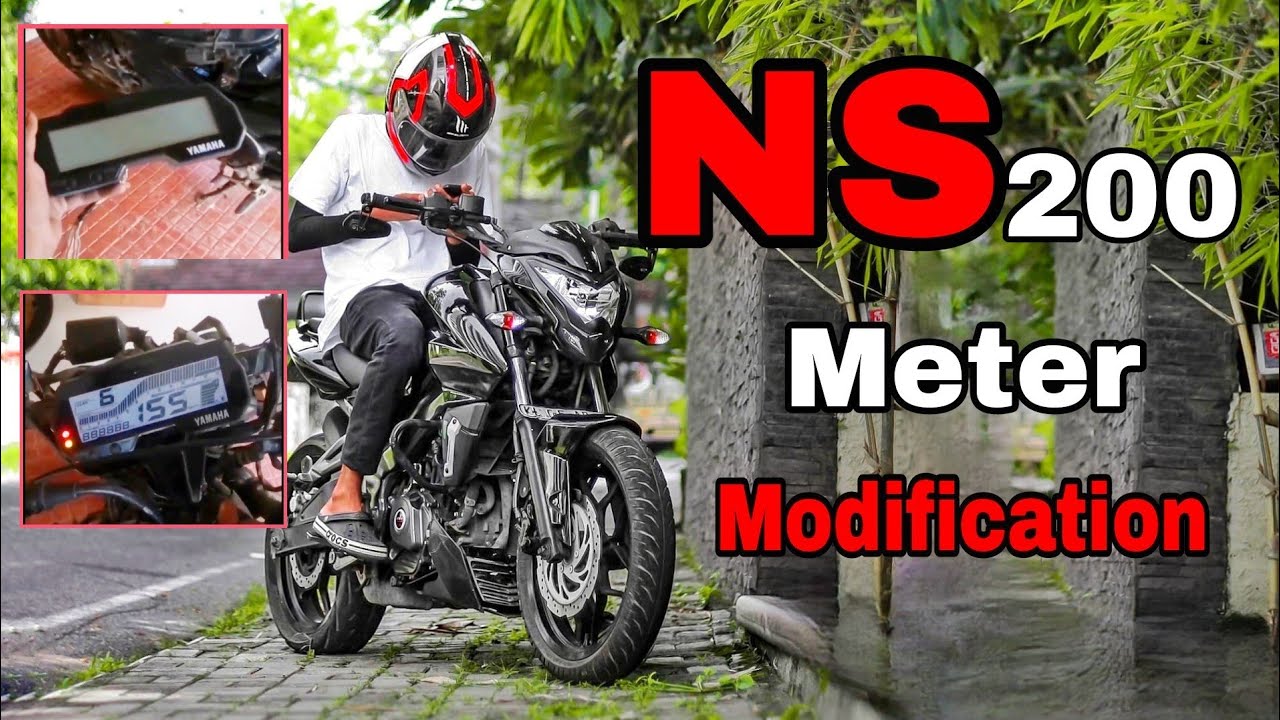 Ns200 Meter Modified 😱 | Ns200 modification in instrument cluster ...