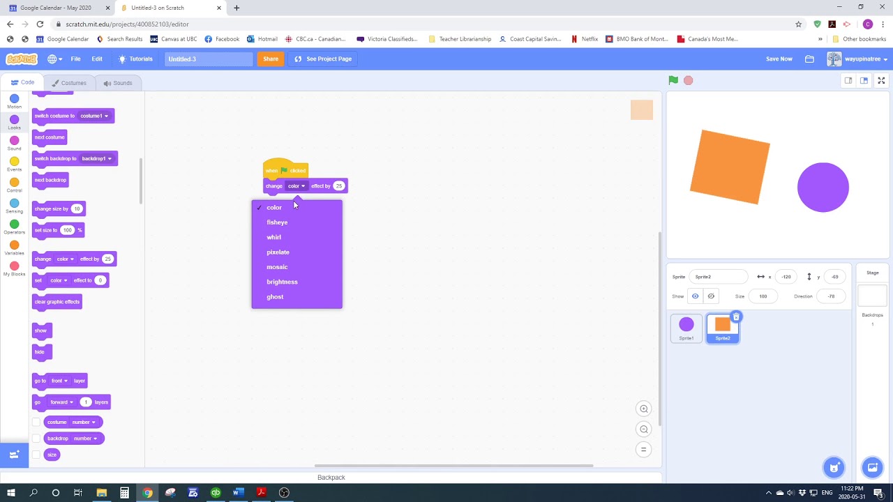 Purple Circle, Orange Square - YouTube