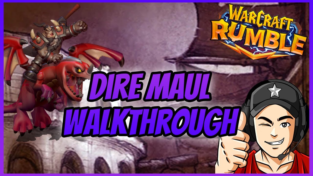🎮Dire Maul Walkthrough [Warcraft Rumble] - YouTube