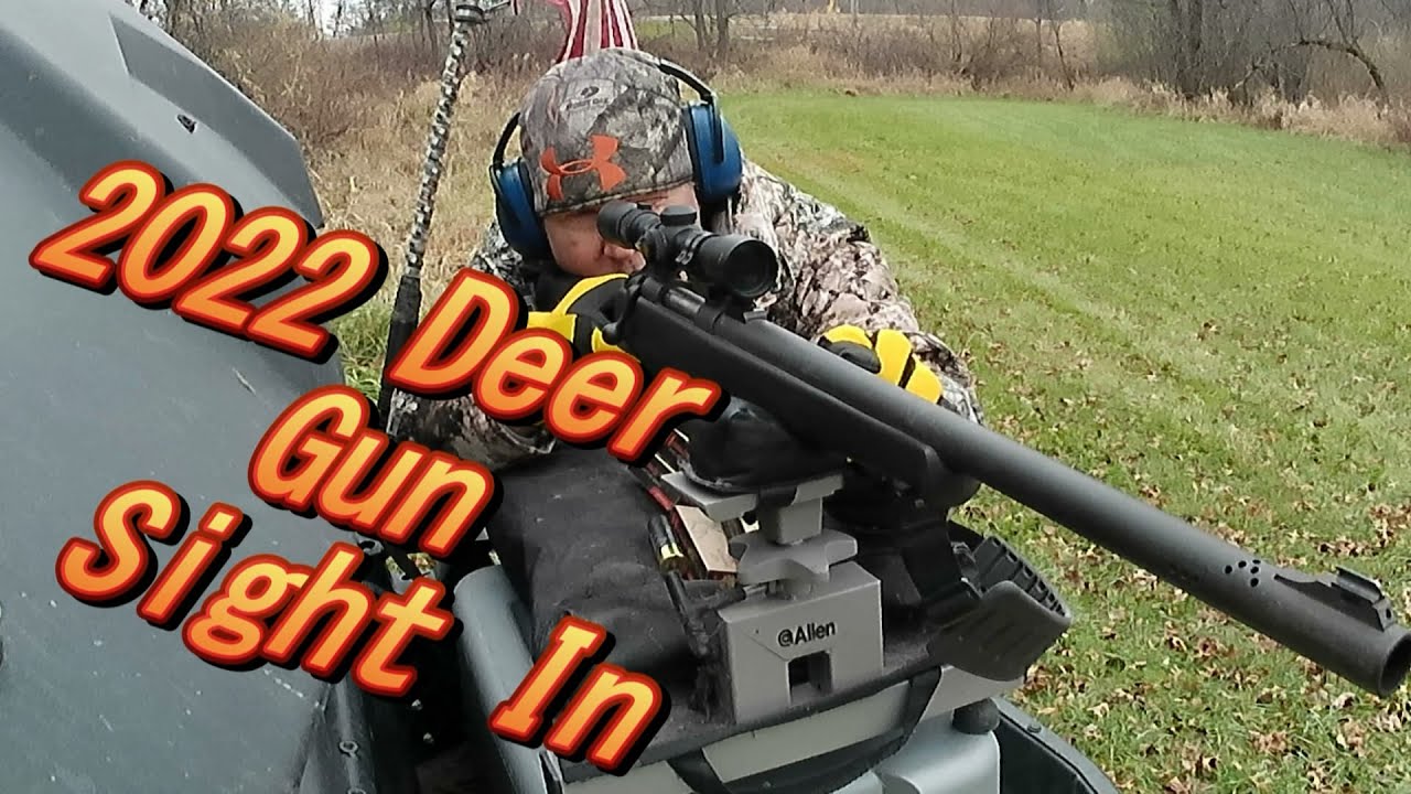 2022 Deer Gun Sight In, Plus a Bonus Fun Gun! - YouTube