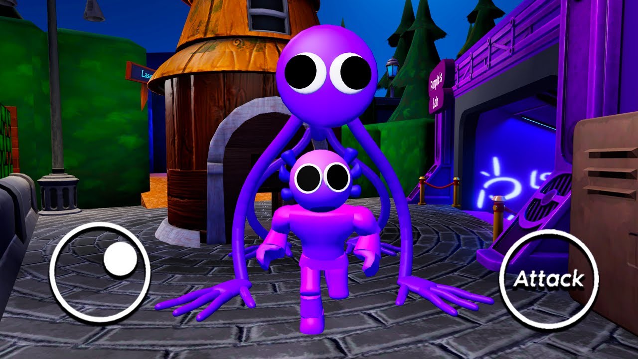 Playing as PURPLE from Chapter 3 in Rainbow Friends 2 (4К) Full ...