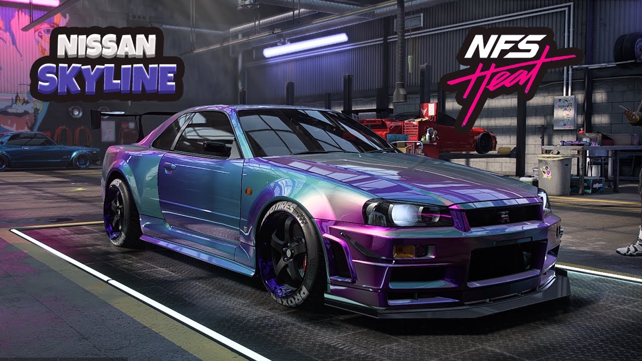 Need for Speed Heat - NISSAN SKYLINE GT-R - Customization | Artic - YouTube