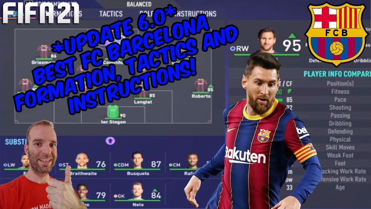 *UPDATE 6.0* FIFA 21 - BEST FC BARCELONA Formation, Tactics and ...