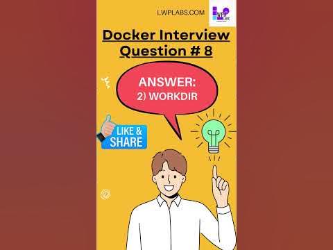 Docker Q&A #part8 #Dockerinterviewquestions #lwplabs #realtimeprojects #devopstutorial #DevOps # ...