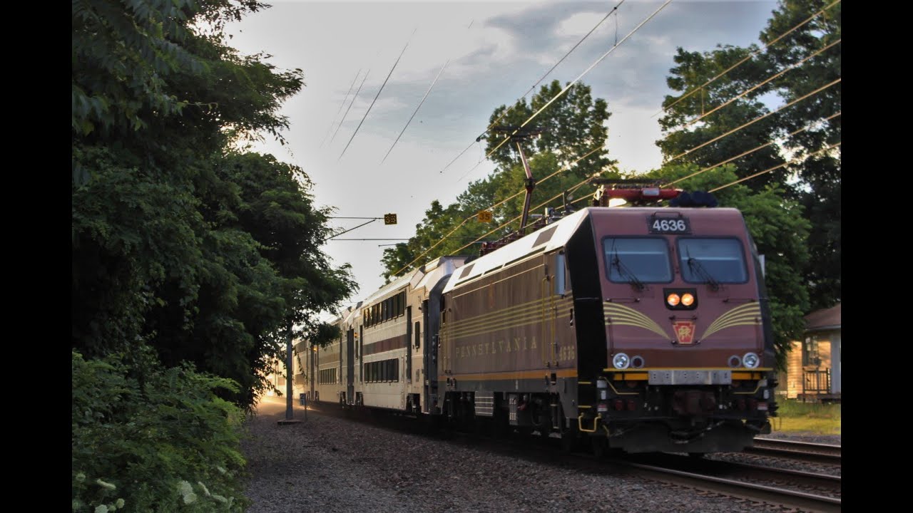 June 2020 on the North Jersey Coast Line - YouTube