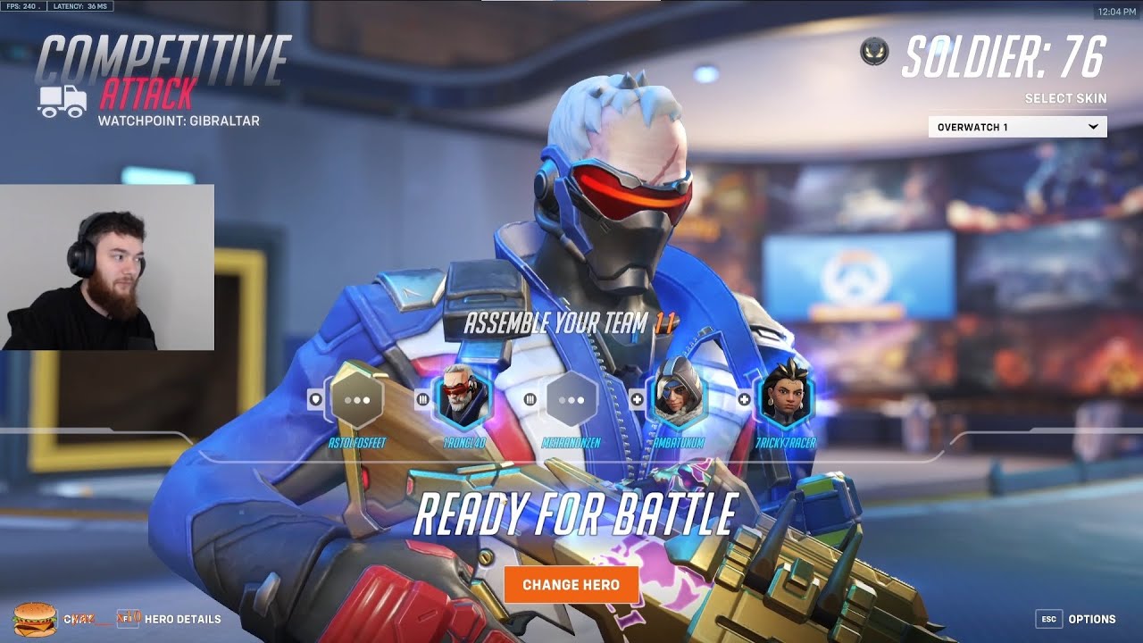 Dafran Soldier 76 Tracer Overwatch 2 Season 11 Gameplay Youtube