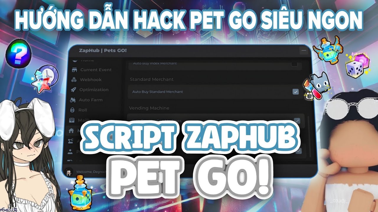 Cách Hack Pets Go Zap Hub No Key 100% Auto Roll, Auto Coins Và Auto Upgrade Siêu Ngon - Hack ...