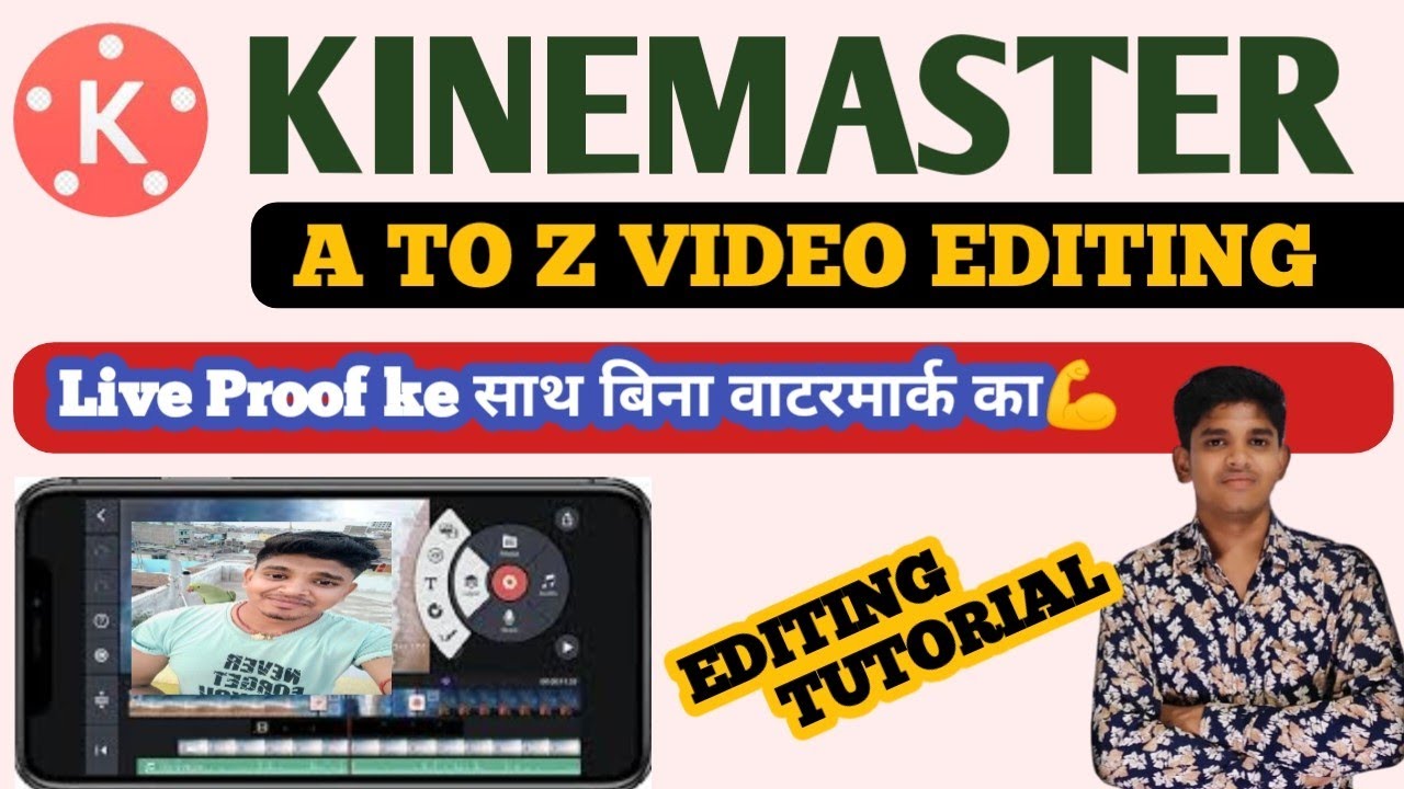 how to edit videos for youtube | Editing tutorial | kinemaster video ...
