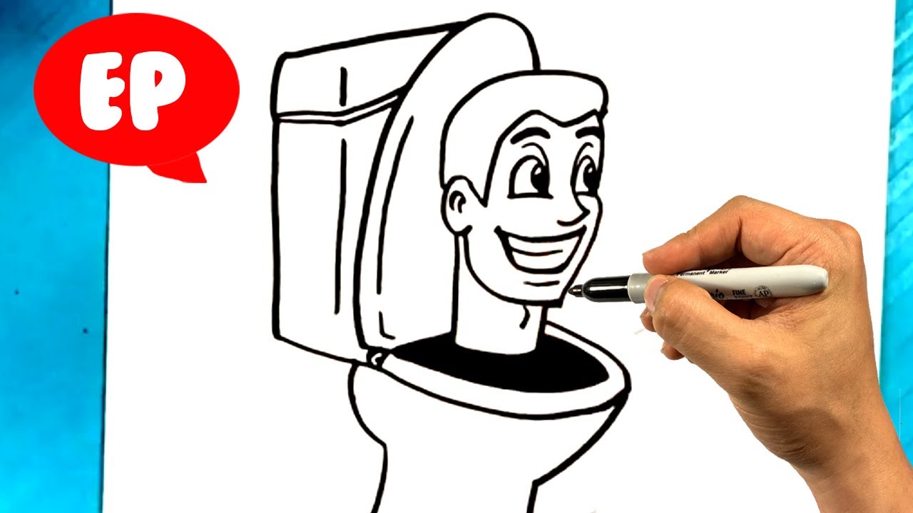 Toilet Drawing Side View