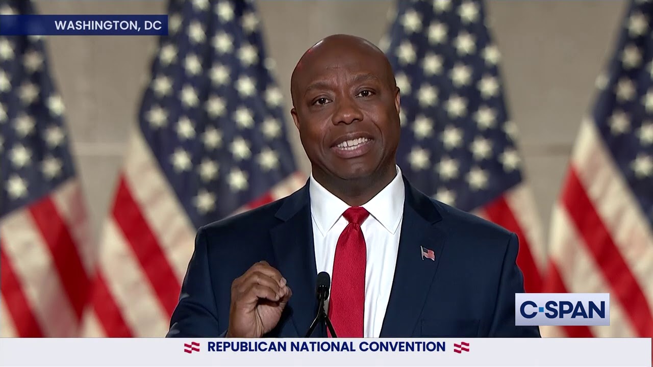 Senator Tim Scott (R-SC) full remarks at the 2020 Republican National ...