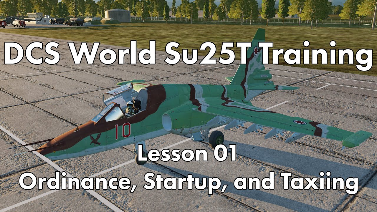 DCS World: Su25T Training Lesson 01 - YouTube
