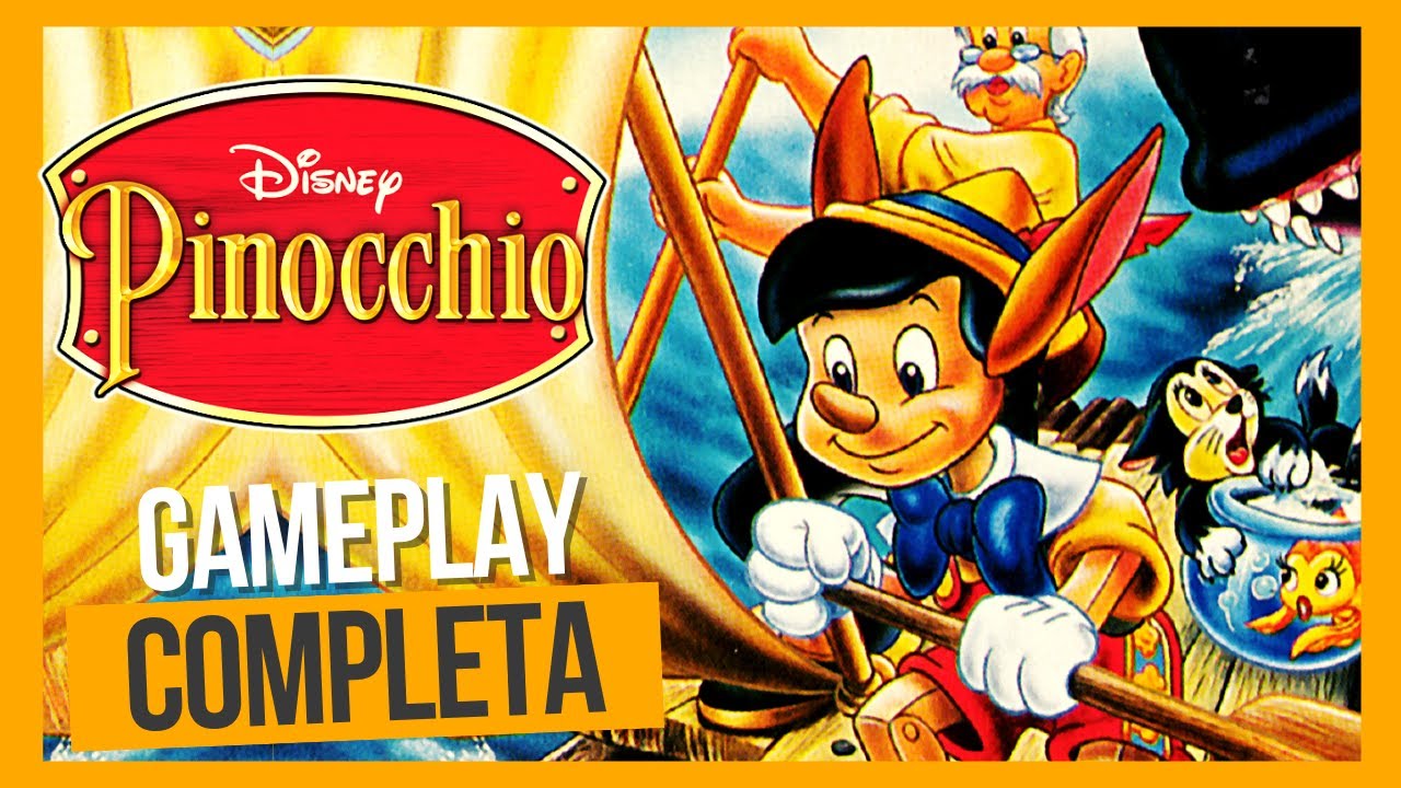 PINOCCHIO [MEGA DRIVE] GAMEPLAY/DETONADO/FULL GAME - YouTube