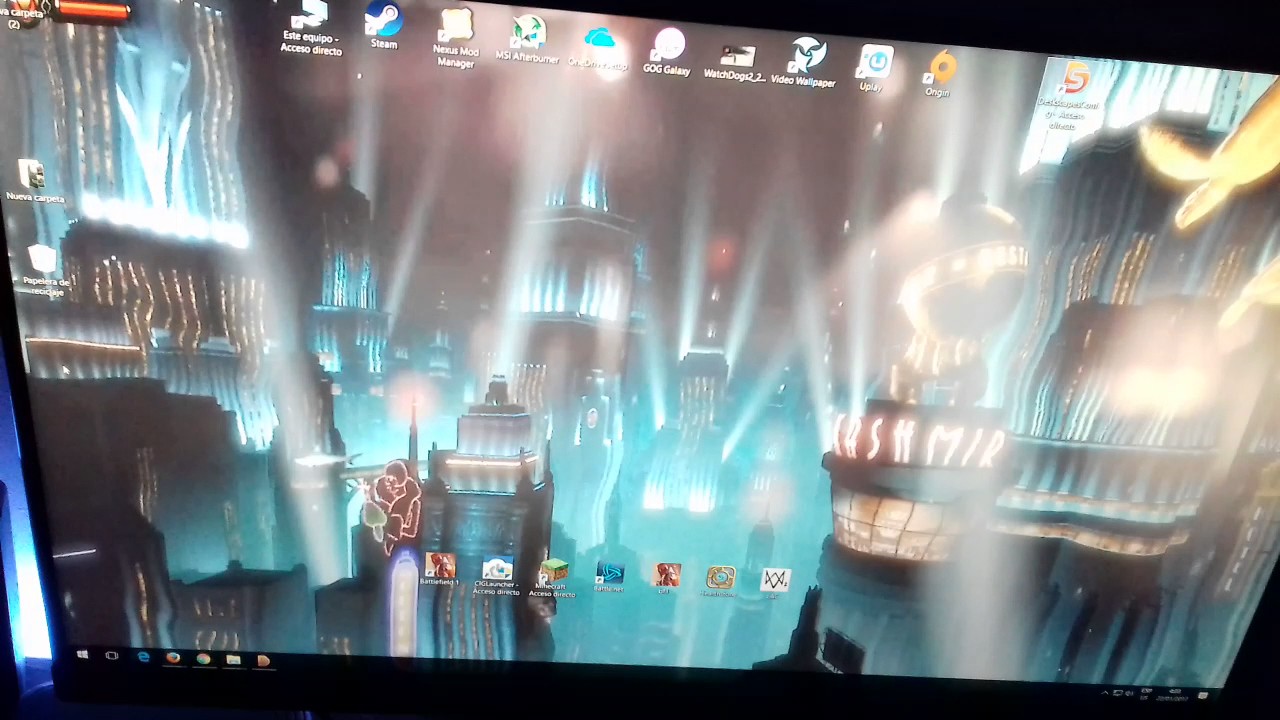 Rapture animated wallpaper - YouTube