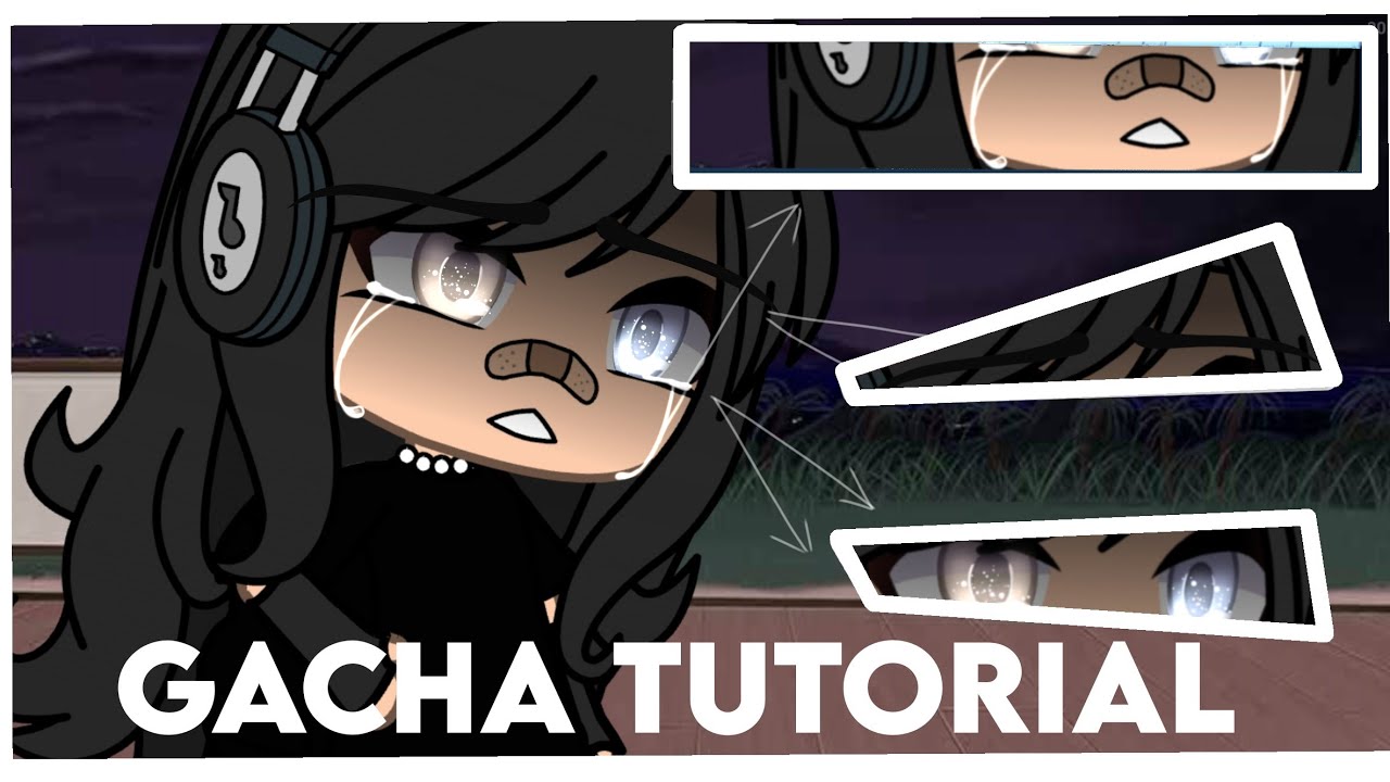 How to do eyebrows/tears/eye shading! || All In One Gacha Tutorial ...