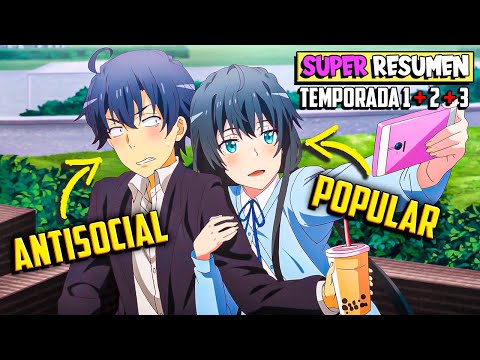 ❌El ANTISOCIAL que CONQUISTÓ a LAS CHICAS MAS LINDAS de LA ESCUELA🤍OREGAIRU T1,2 y 3 SUPER RESUMEN