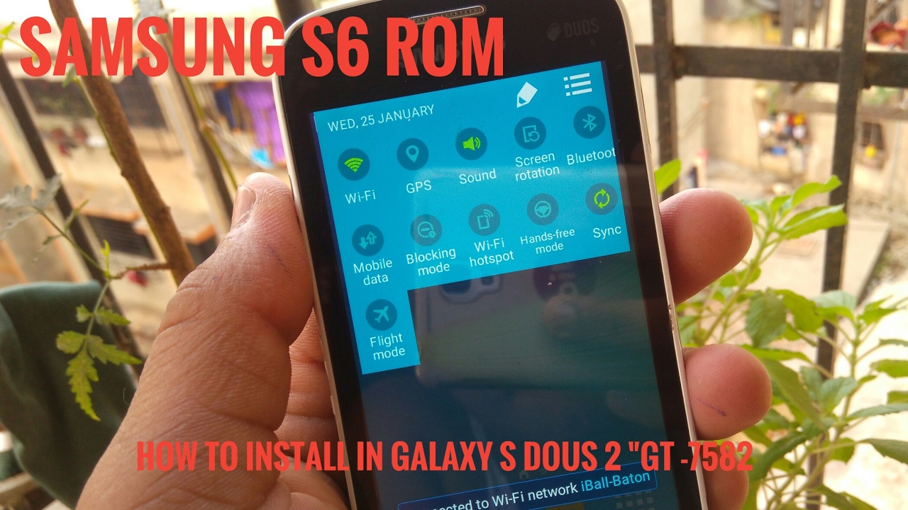 How to flash Samsung galaxy S6 Rom In S Dous 2 SM Gt-7582 - YouTube