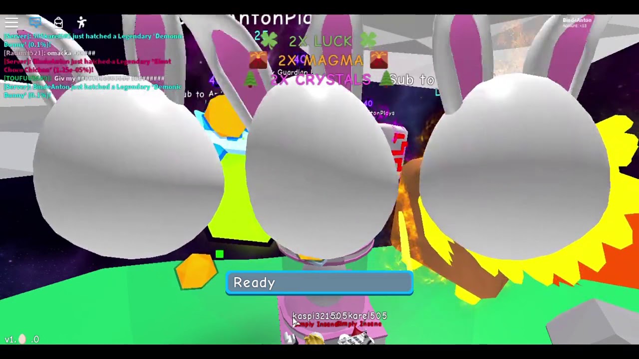 I HATCHED THE GIANT CHOCO CHICKEN (1.25e-05%) - YouTube