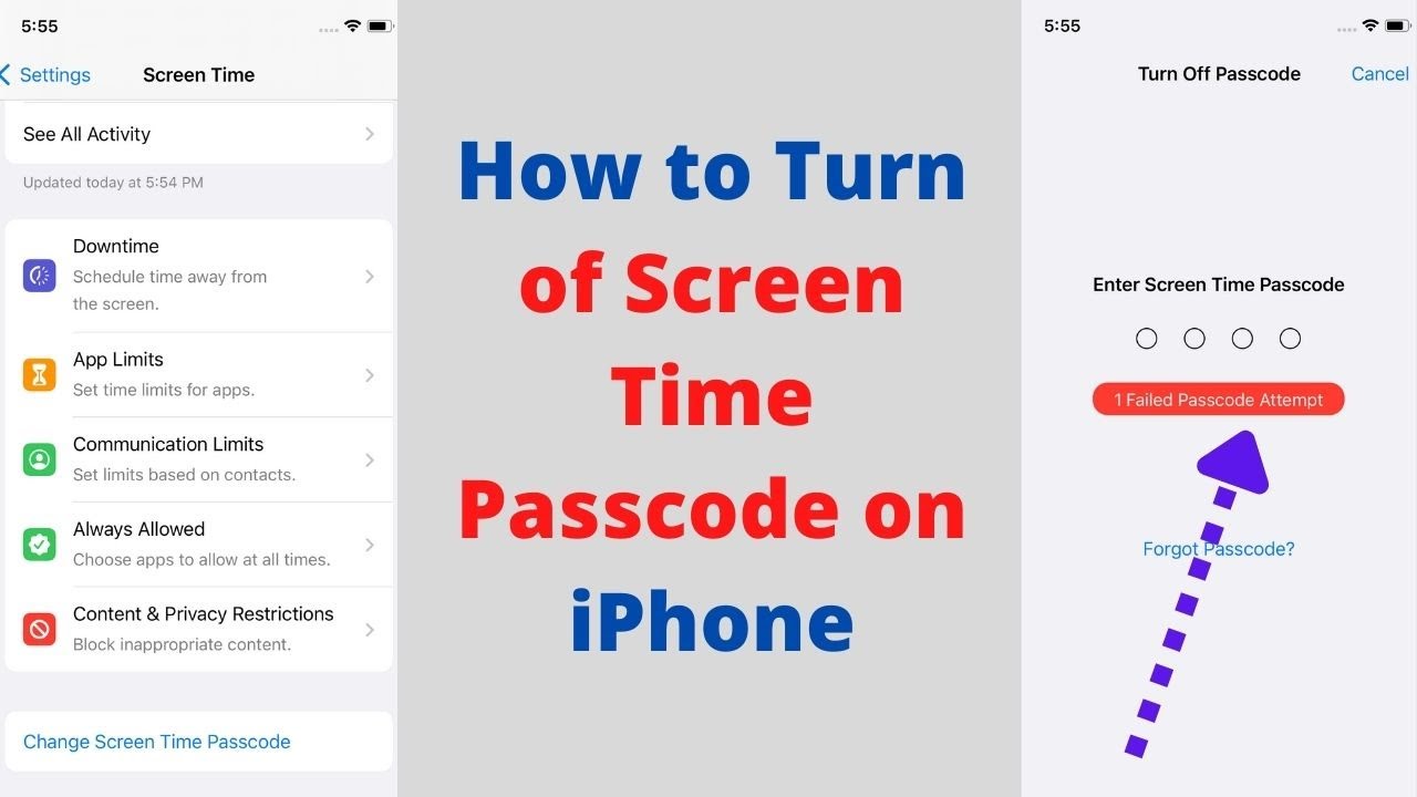 How To Turn Off Screen Time Limit On IPhone Without Passcode On IPhone How To Turn Off Screen Time Limit On IPhone Without Passcode On IPhone