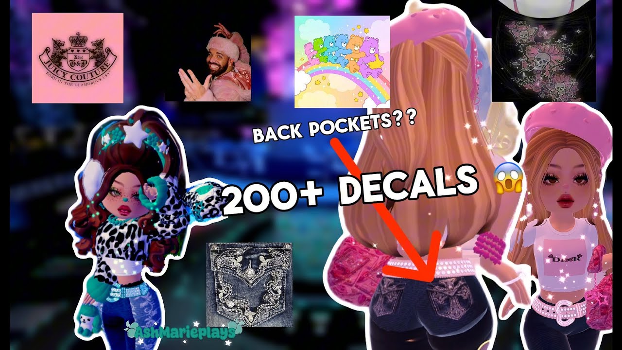 200+ FABRIC DECAL CODES (super cute) | AshMarieplays - YouTube