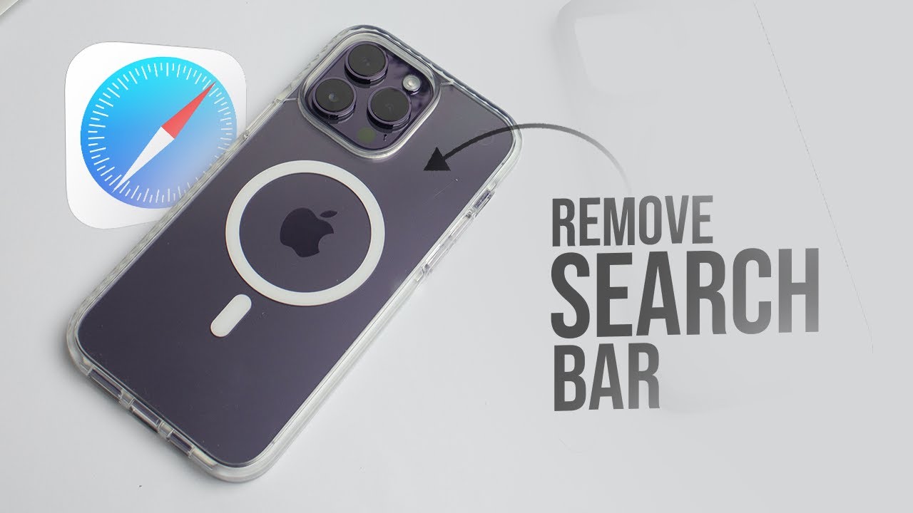 How to Remove Search Bar on iPhone Safari (tutorial) - YouTube
