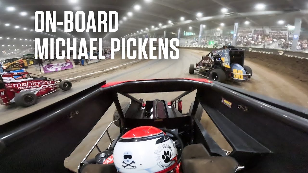 On-Board: Ride WIth Michael Pickens For Wild Monday Chili Bowl Prelim ...