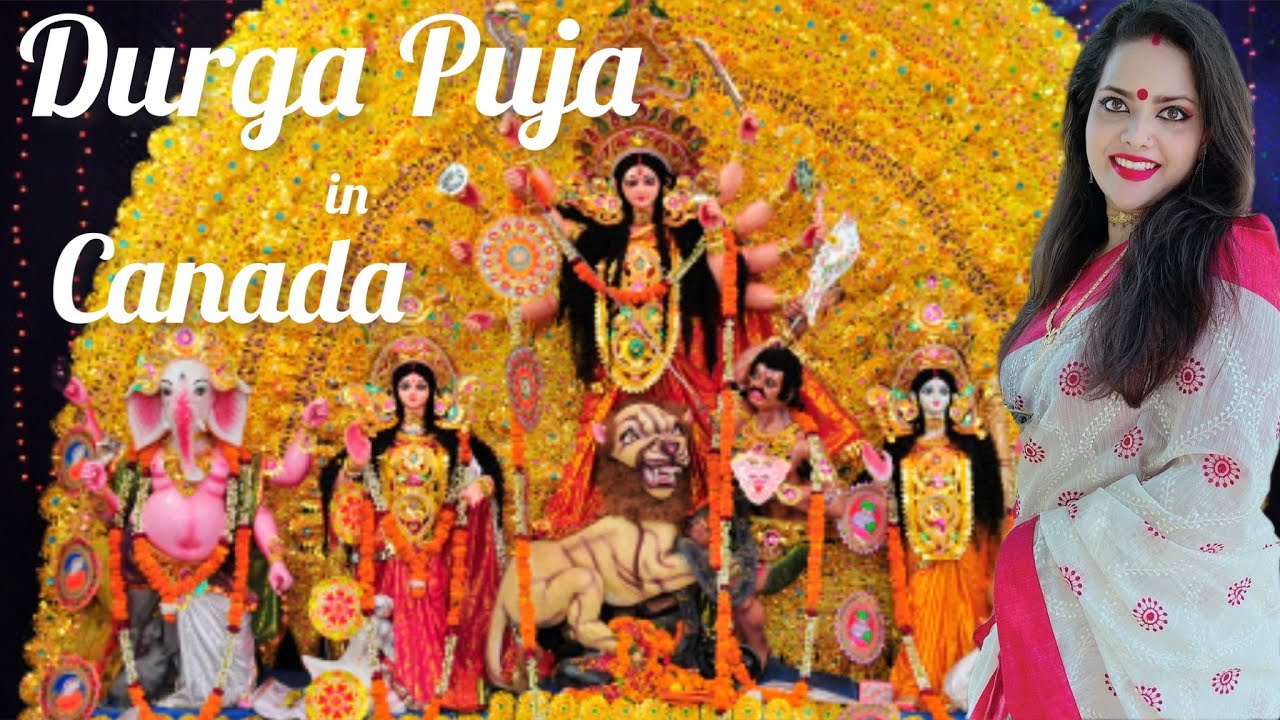 Durga Puja in Canada | Canada Hindu Mandir | Dhar Barir Puja | Toronto ...