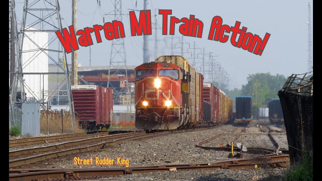 Warren MI Train Action! - YouTube