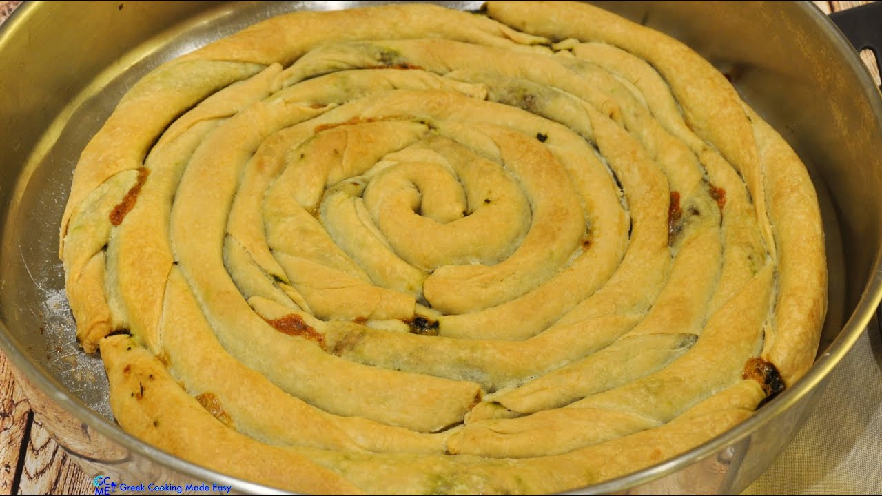 Twisted Greek Spinach and Cheese Pie aka Spanakotiropita Kichi ...