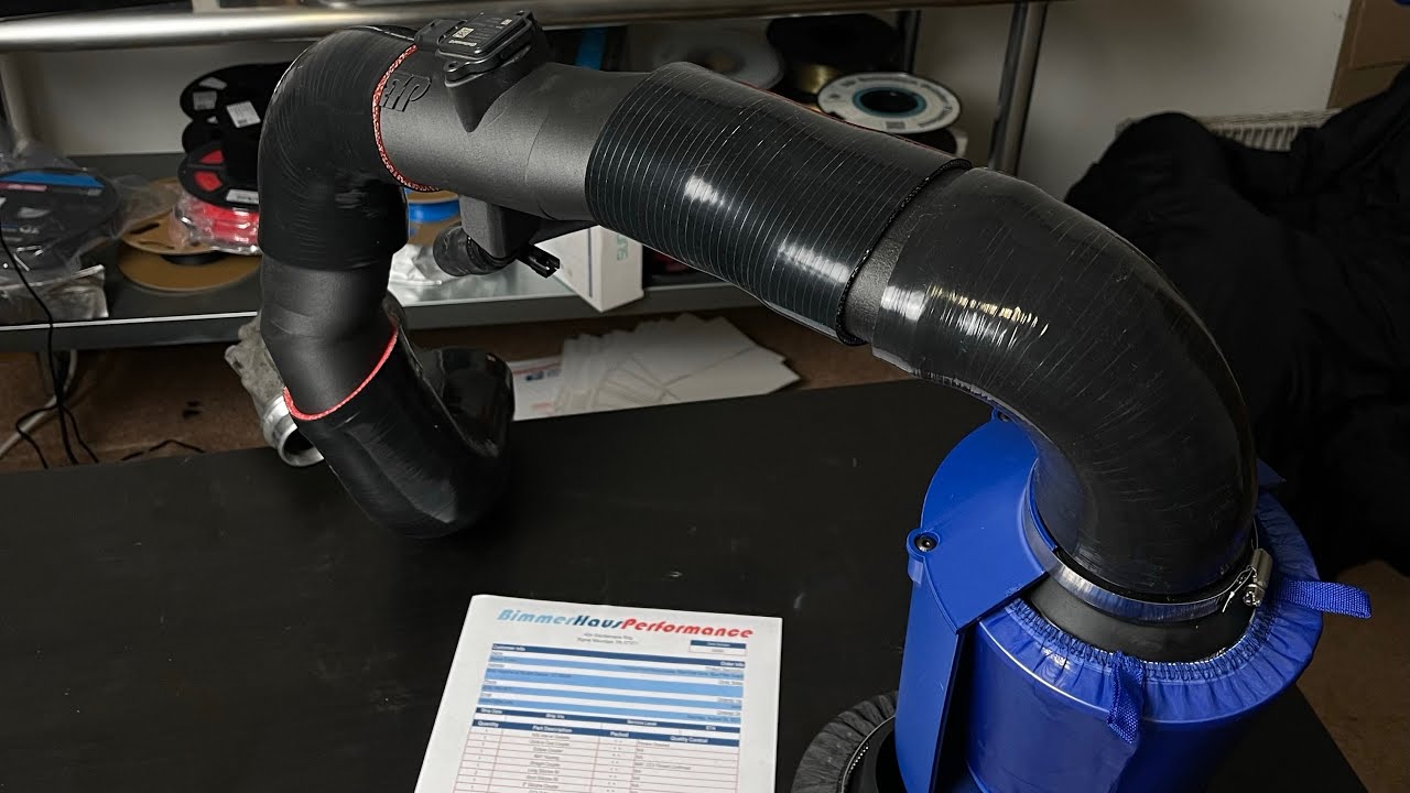 X5 F15 N55 Behind the Grill Intake Cold Air Intake - YouTube