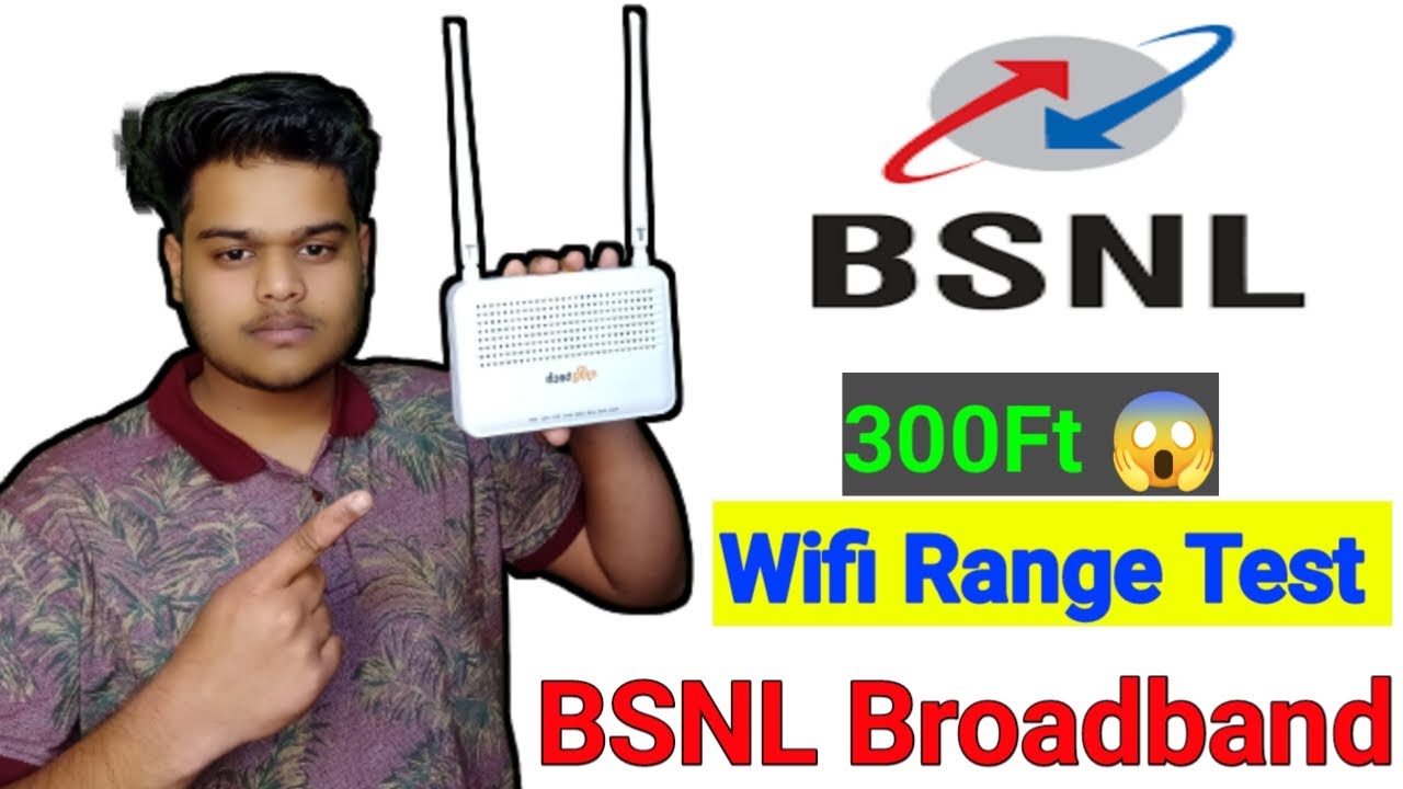 BSNL Broadband Range Test | BSNL Broadband Connection - YouTube