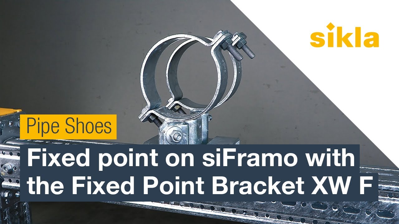 Pipe shoes - Fixed point on siFramo - YouTube