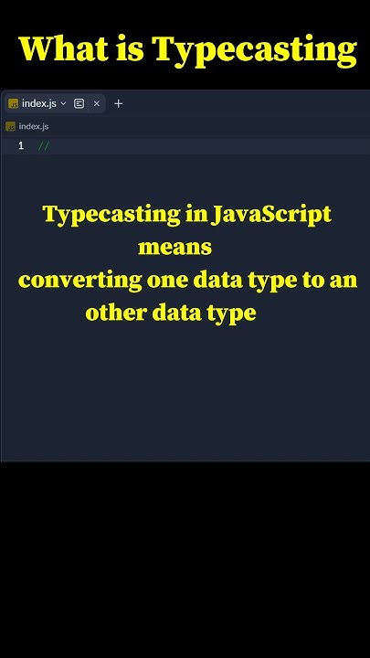 what is TYPECASTING in javascript #shorts #coding @CodingShiva - YouTube
