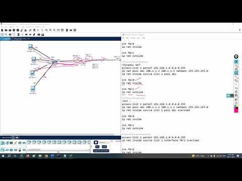 81.NAT and PAT Configuration Lab | CCNA | Networkforyou - YouTube