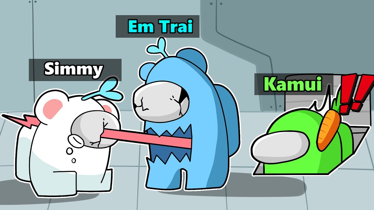 Mèo Simmy Đau Khổ Khi Bị Em Trai PHẢN BỘI *Hero Team Chơi Among Us ...