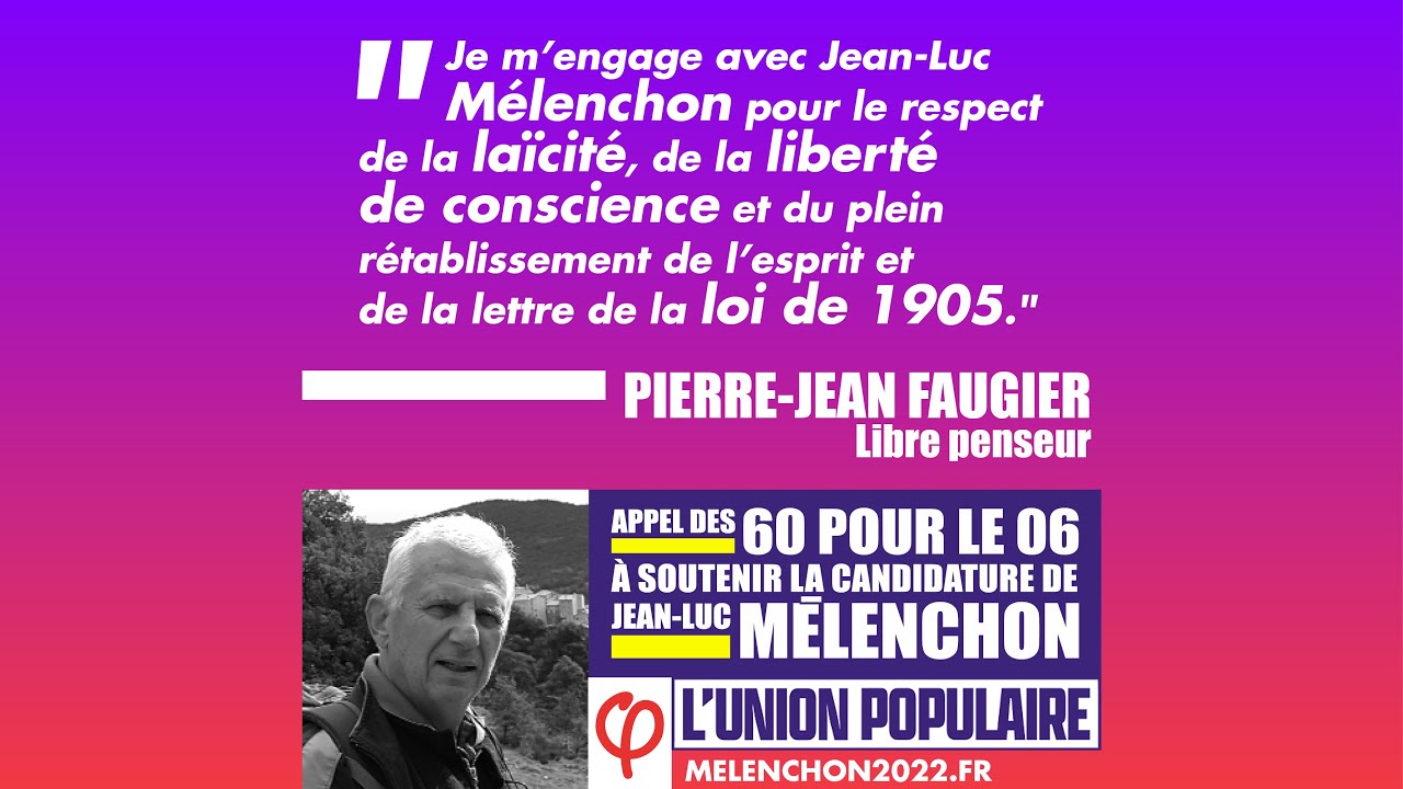 Pierre Jean Faugier - Appel des "60 pour le 06 à soutenir la ...