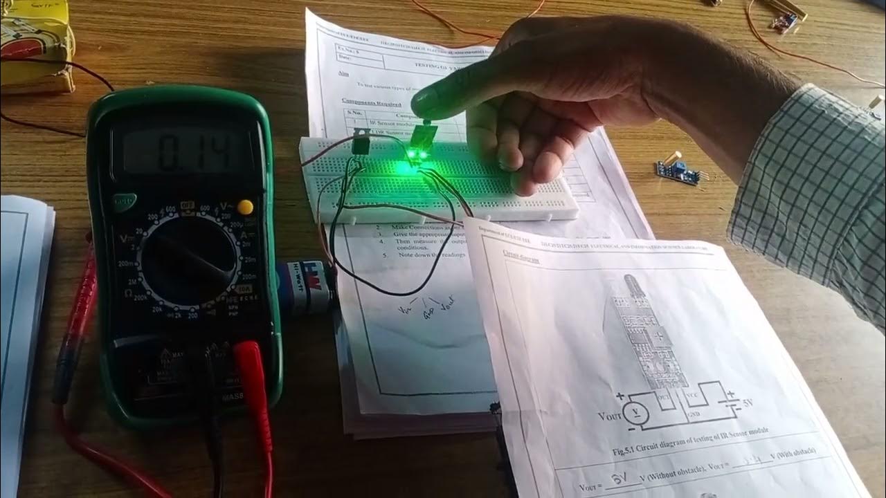LDR Sensor Module Testing - YouTube
