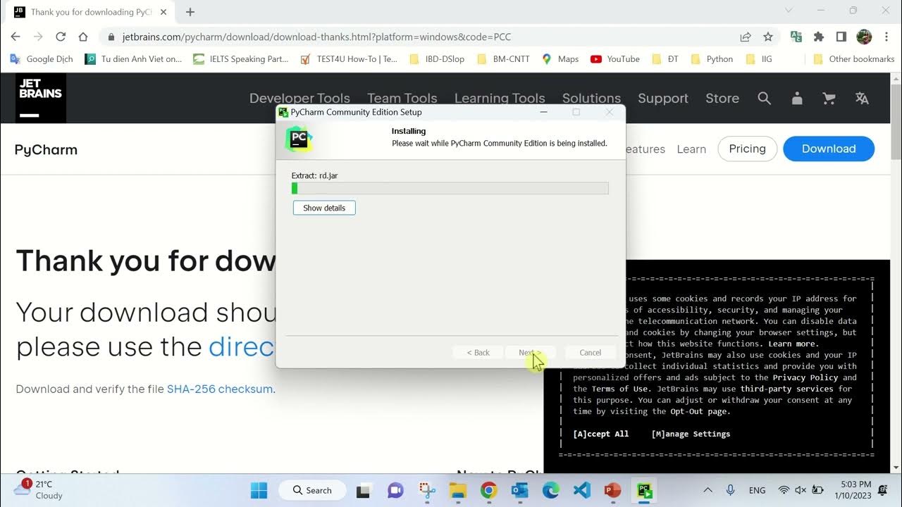 1 Pycharm Installation - YouTube