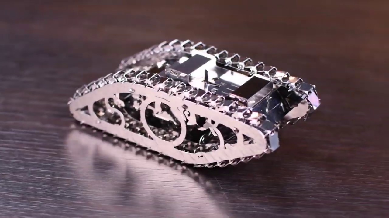 Металлический конструктор-танк "Marvel Tank" Time for Machine - YouTube