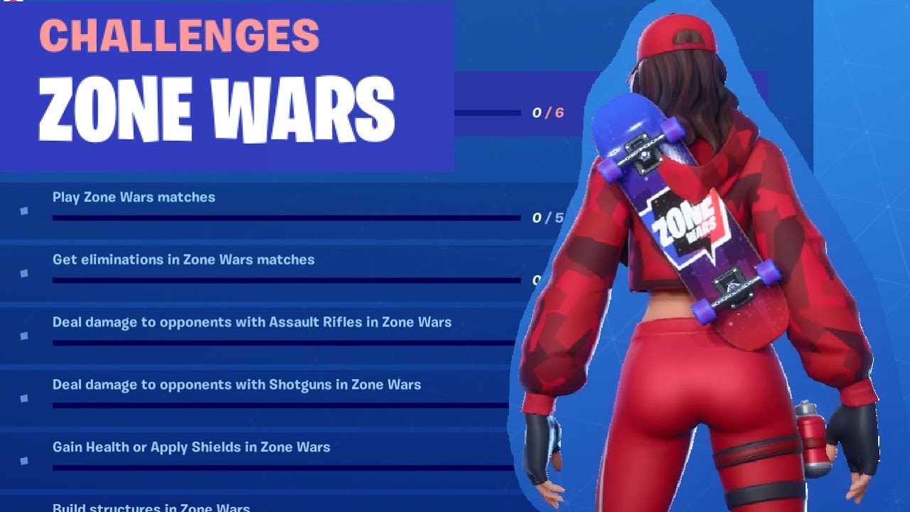 Fortnite X | ZONE WARS Challenges 😊 - YouTube