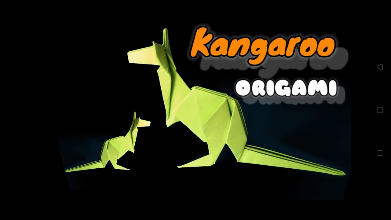 Origami Kangaroo Tutorial (Jo Nakashima) - Easy Paper craft - YouTube