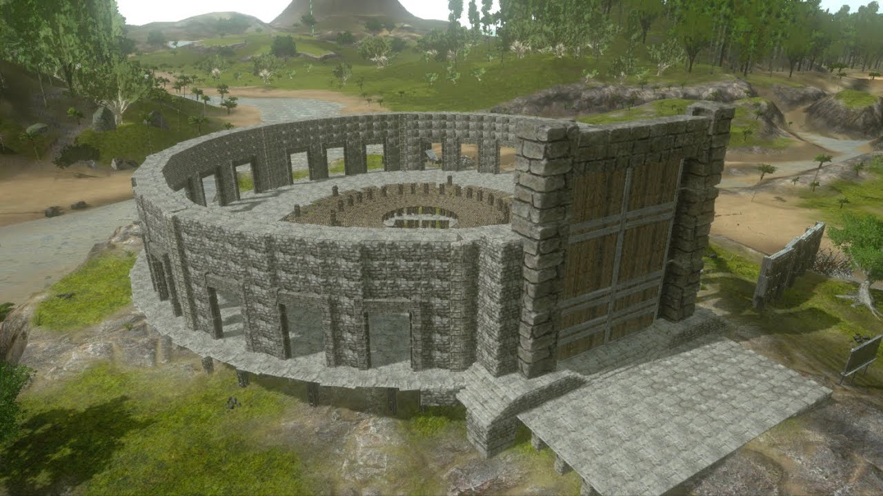 Ark Mobile Build - How To Build The Colosseum (Part 6) - YouTube