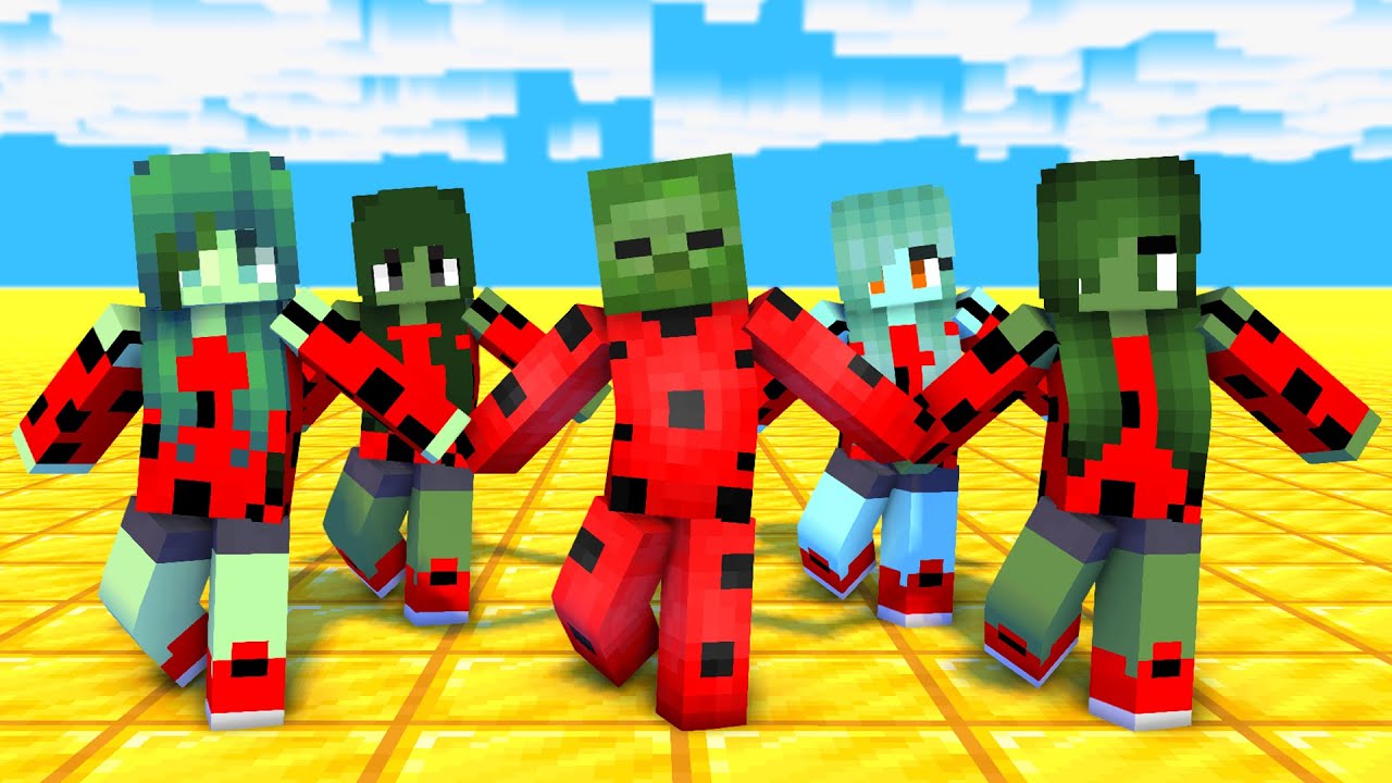 MONSTER SCHOOL : SIMPLE DIMPLE LADYBUG ZOMBIE FAMILY - MINECRAFT ...