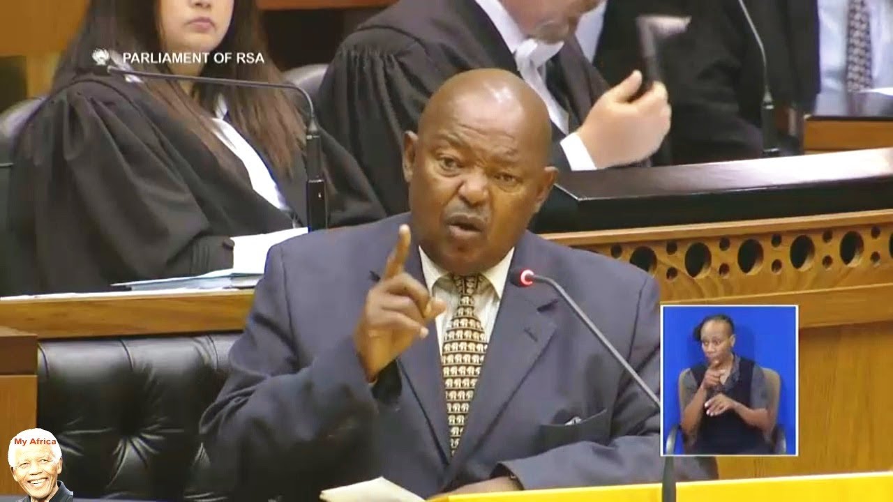 Angry Cope Lekota And FF Plus Groenewald Rejects EFF Motion - YouTube