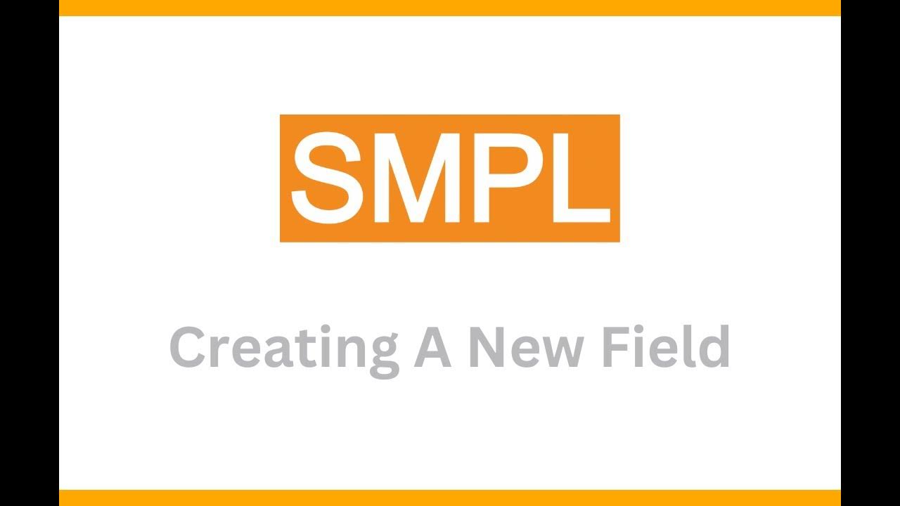 Creating A New Field - YouTube