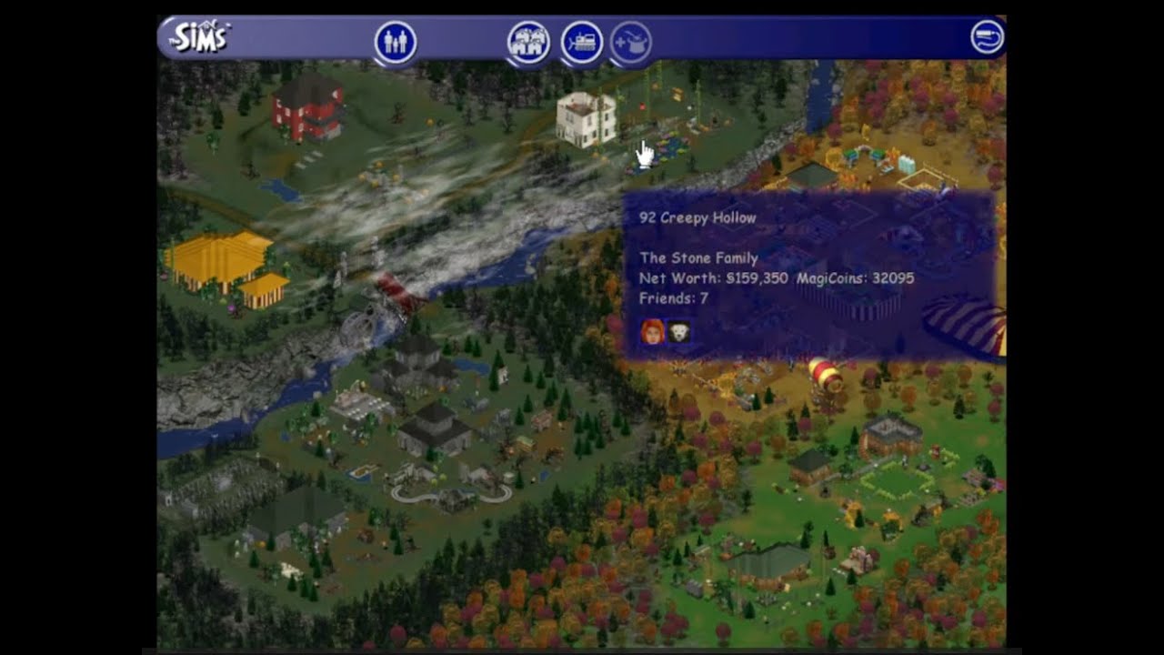 Sims 1 Magic Tricks - How To Climb A Beanstalk! - YouTube