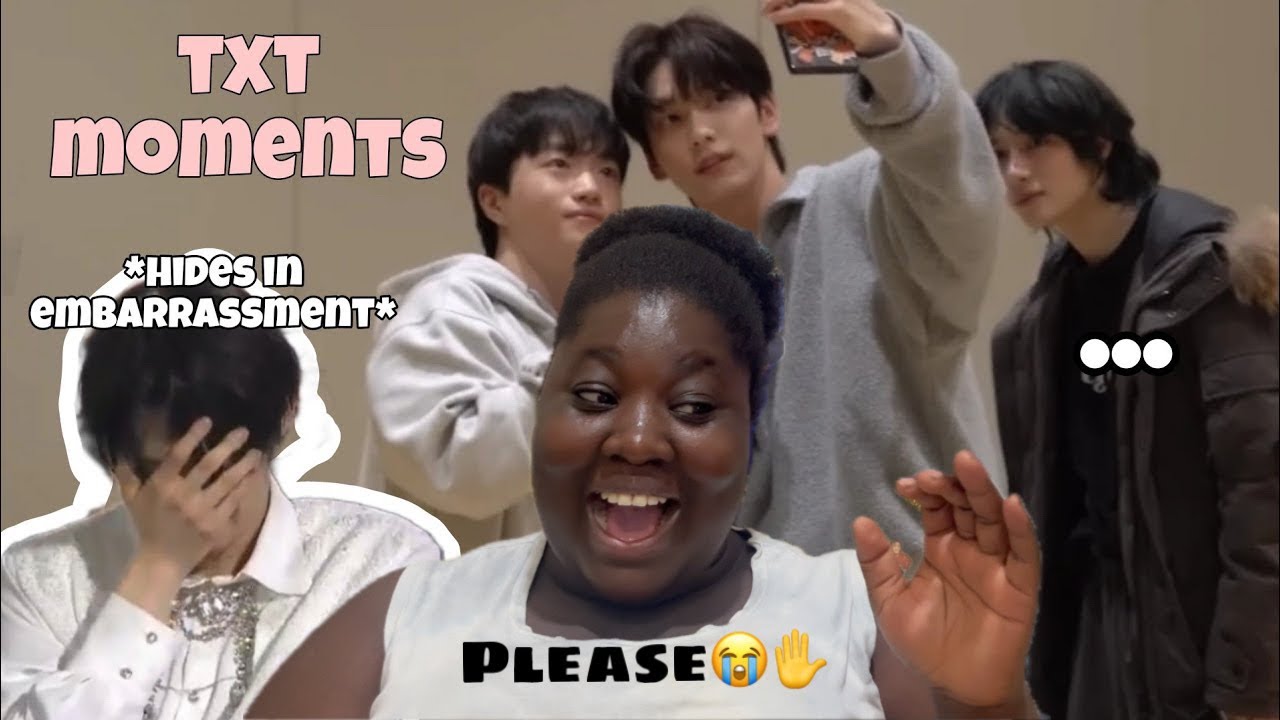 TXT Funny Moments Reaction - YouTube