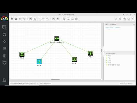 How to configure DHCP server on "HPE/H3C switches" by using HCL Cloud - YouTube