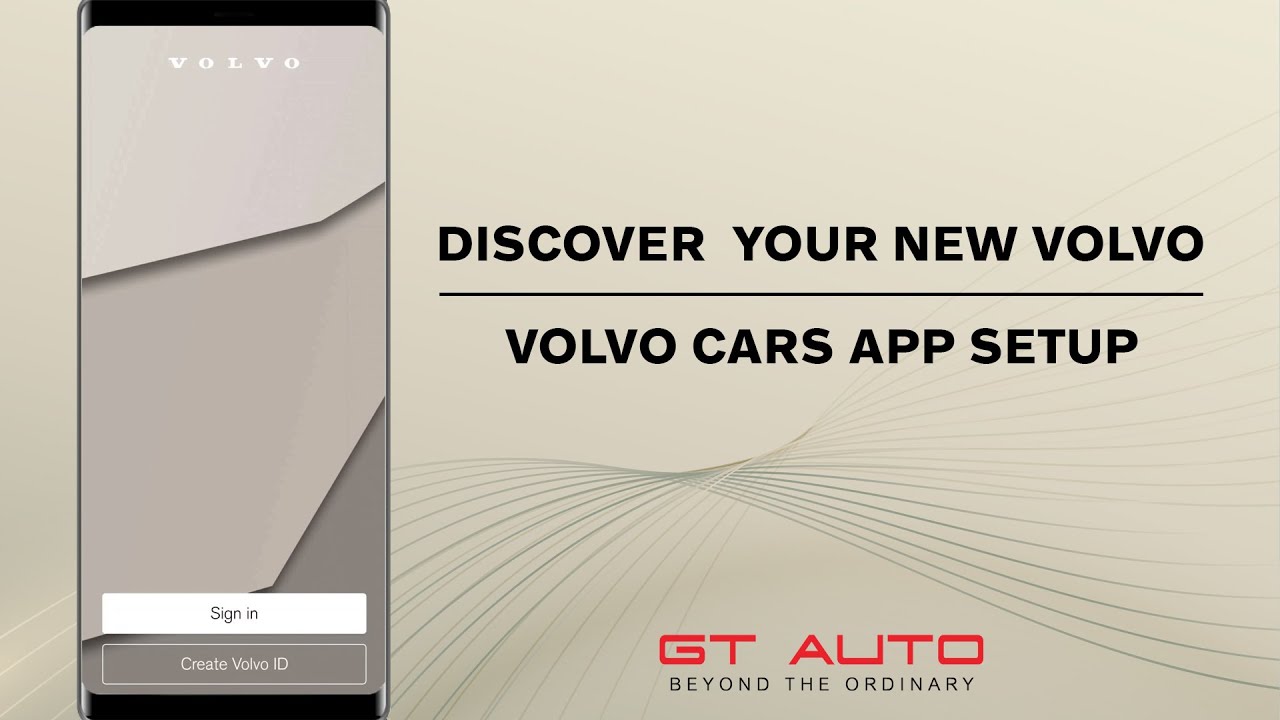 Discover your new volvo: Volvo cars app setup - YouTube