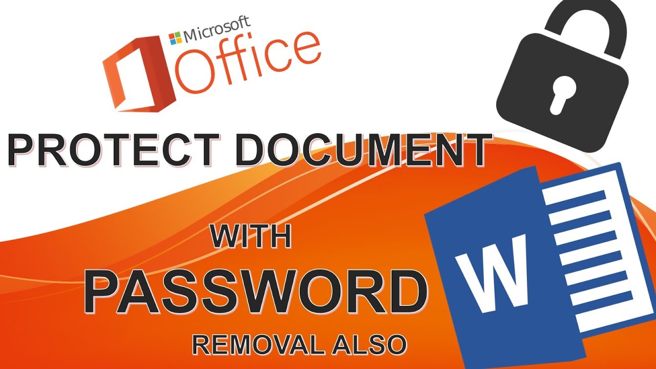 Set password for word | Encrypt and protect MS word document files ...